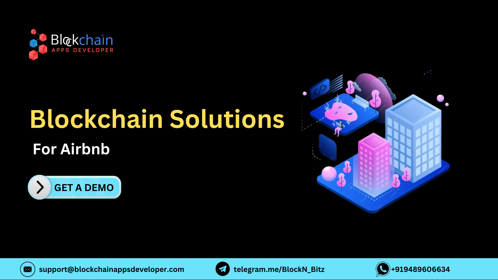 Blockchain Solutions For Airbnb | BlockchainAppsDeveloper