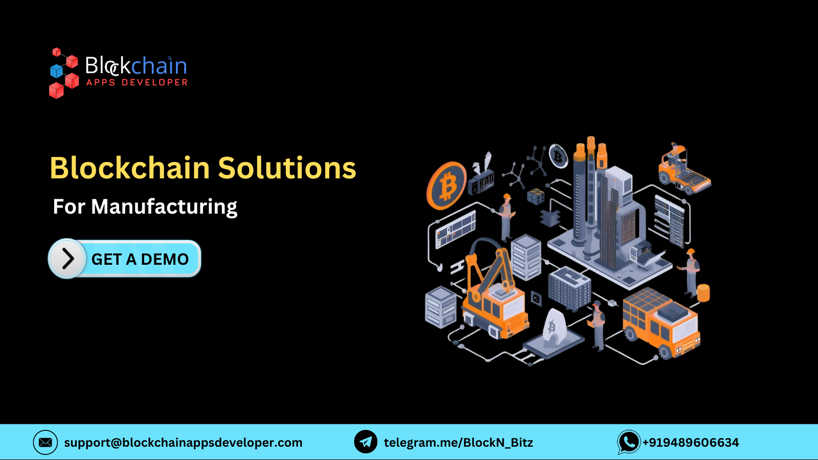 Blockchain Solutions For Manufacturing | Blockchain in Manufacturing