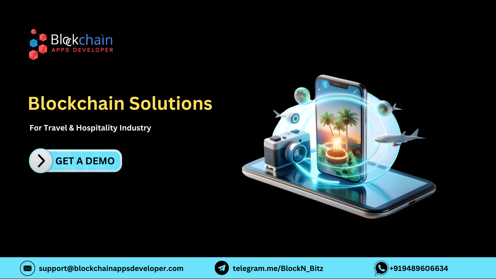 Blockchain Solutions For Travel & Hospitality Industry | BlockchainAppsDeveloper