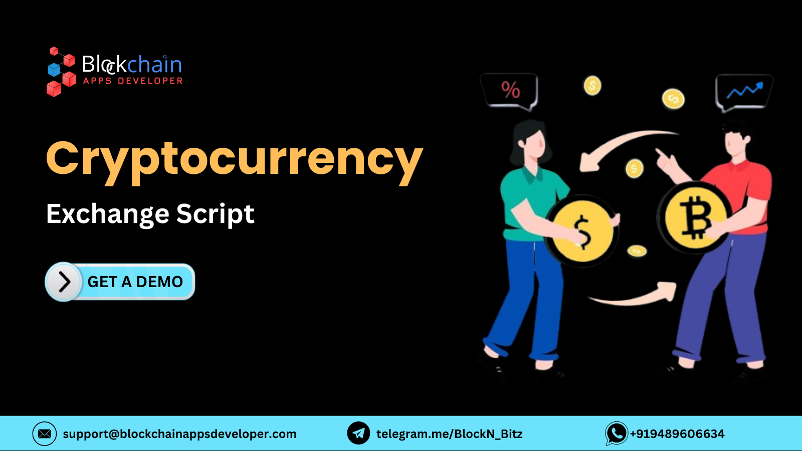 Cryptocurrency Exchange Script - BlockchainAppsDeveloper