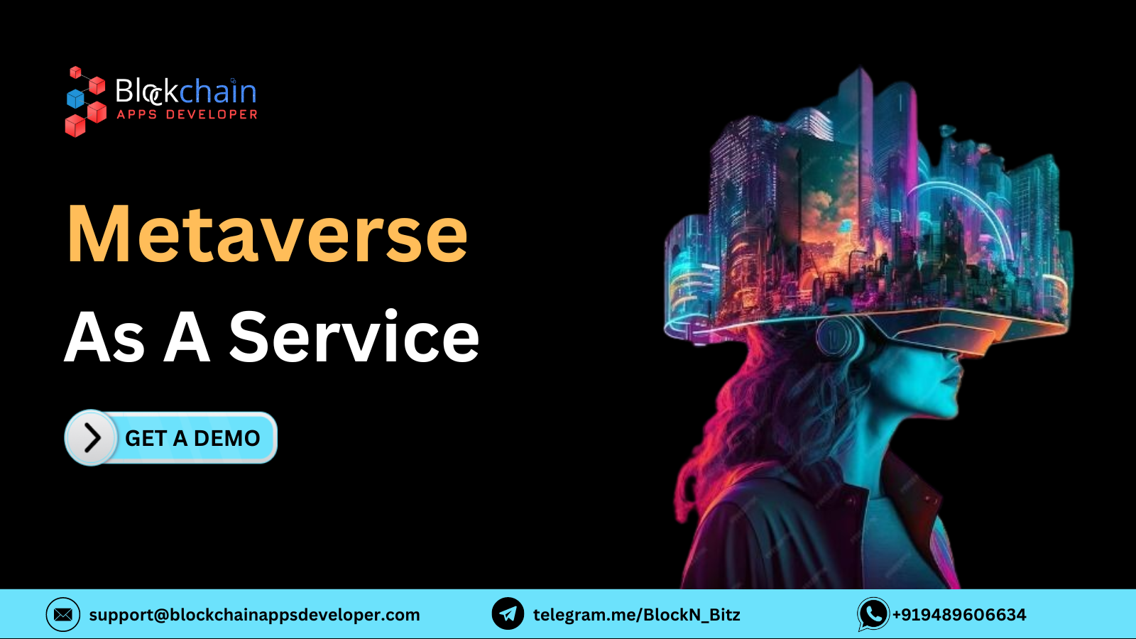 Metaverse As A Service - BlockchainAppsDeveloper